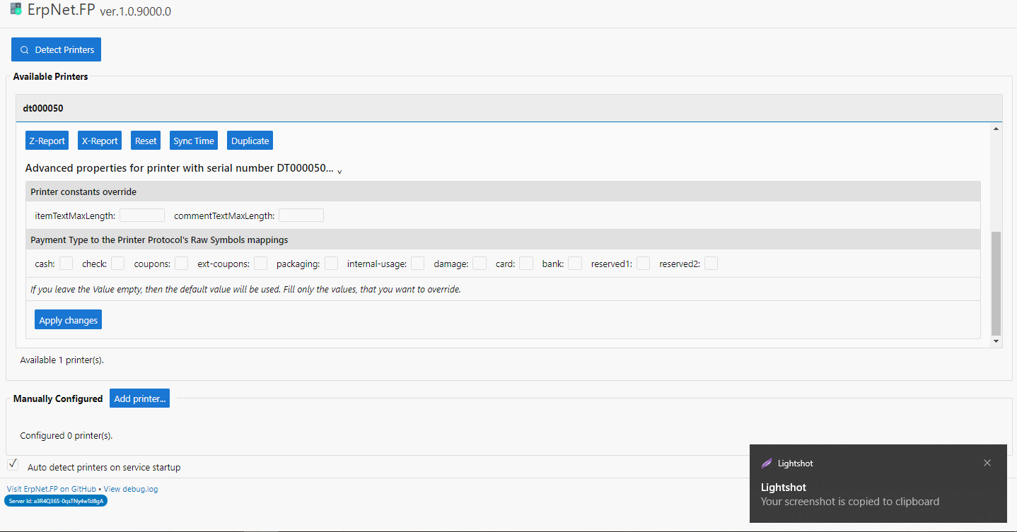 Need Documentation Update to include Datecs Terminal use and examples with Datecs X devices ...