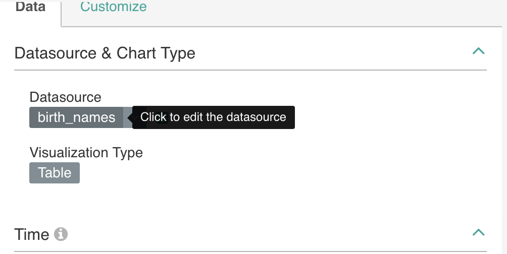 Chart Explore - Datasource Tooltip Text · Issue #7919 · apache/superset ...