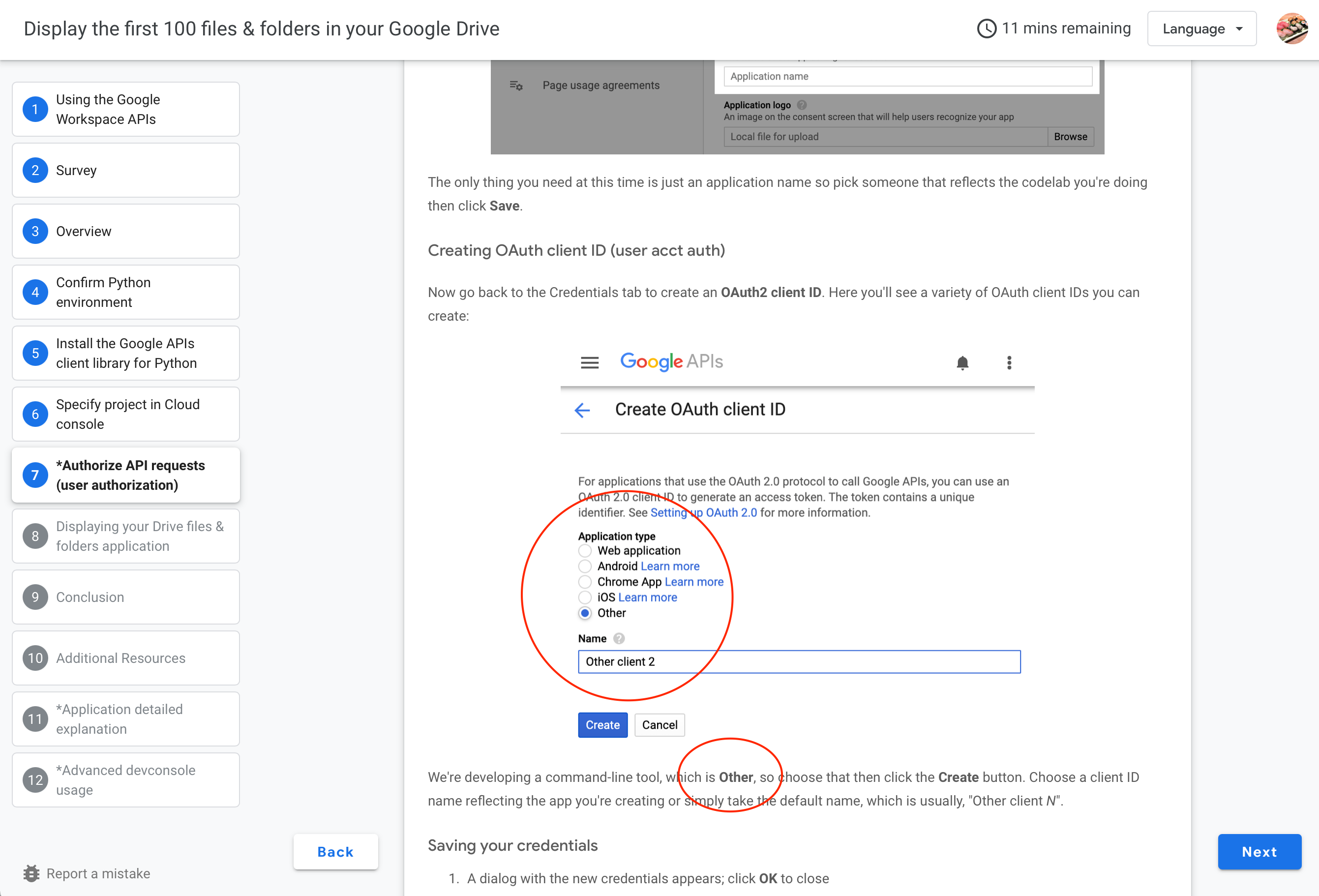 [gsuite-apis-intro]: No "Other" option in Application type (Create OAuth client ID) · Issue #974 ...