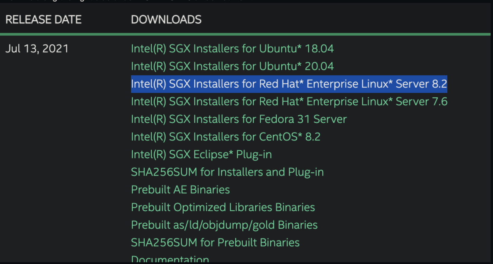All SGX download links appear to be broken... · Issue #741 · intel/linux-sgx · GitHub
