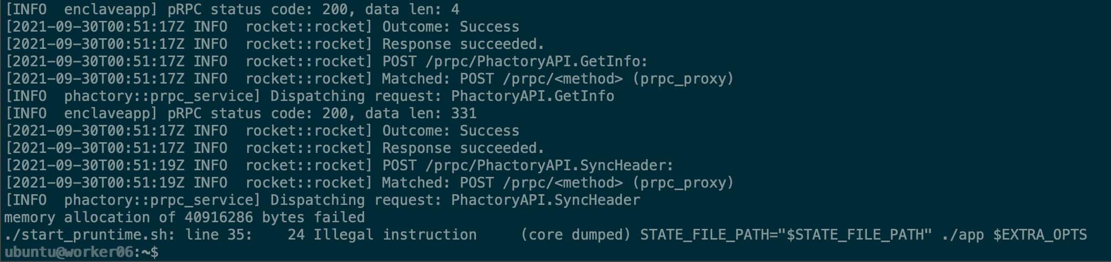 pRuntime out-of-memory when syncing relay chain header · Issue #504 · Phala-Network/phala ...