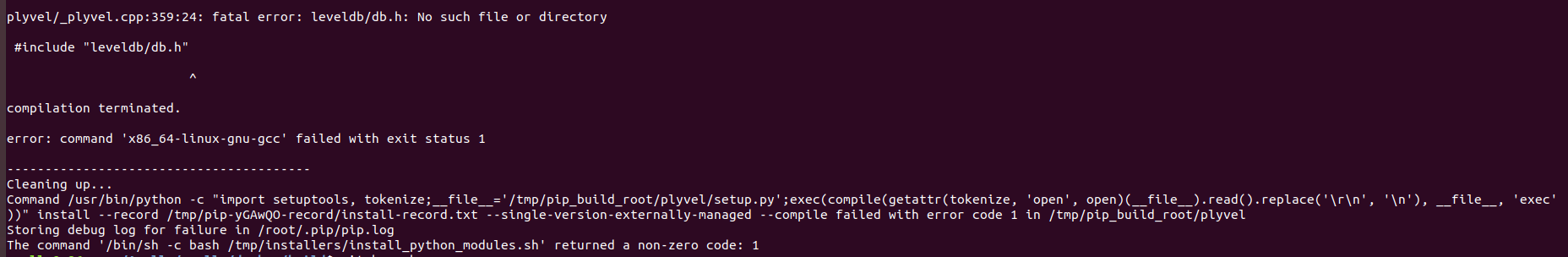 Leveldb Header File Missing During Dev Container Build · Issue 6741 · Apolloautoapollo · Github