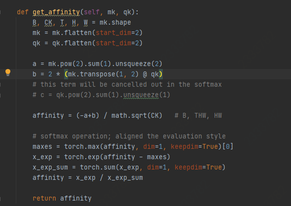 Affinity computation · Issue #67 · hkchengrex/STCN · GitHub