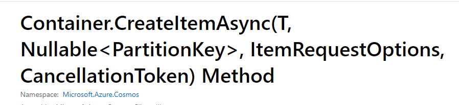 Partitionkey Extracted From Document Doesnt Match The One Specified In The Header · Issue 602