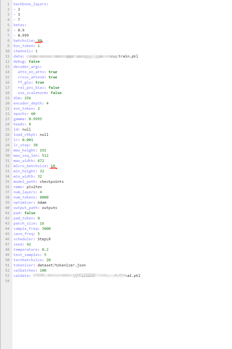The result of retraining is not good · Issue #147 · lukas-blecher/LaTeX-OCR · GitHub