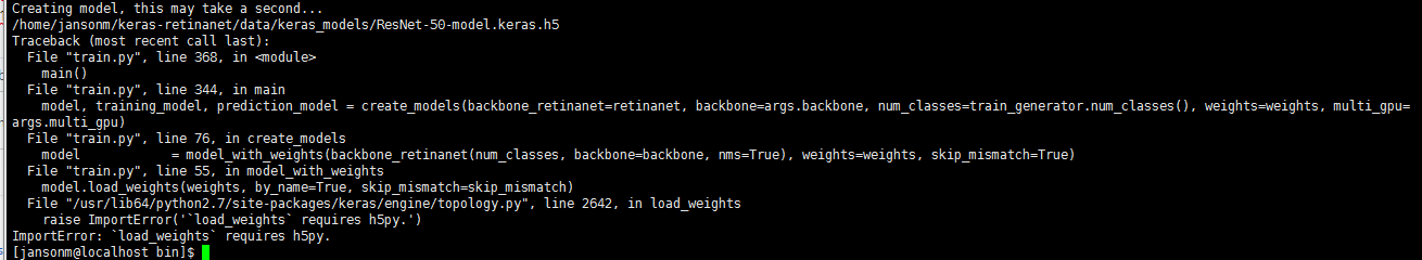 after setup, train the voc2007 data, but can't download the ResNet-50-model.keras.h5 · Issue ...