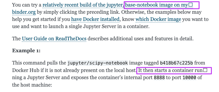 [DOC] - Broken hyphens in documentation · Issue #1597 · jupyter/docker-stacks · GitHub
