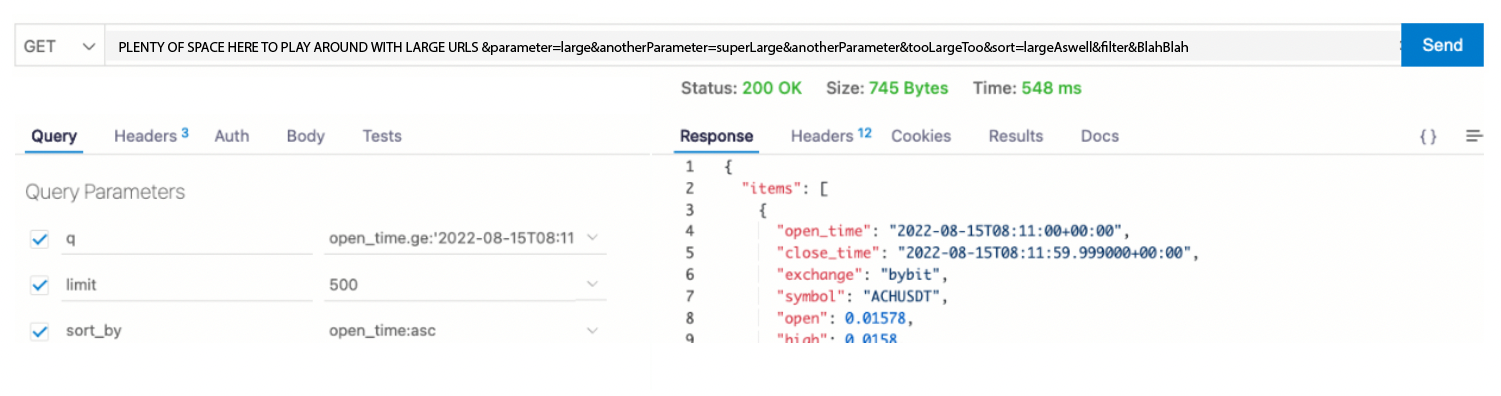 [feature Request] Full Width Request Url Layout · Issue 794 · Thunderclient Thunder Client