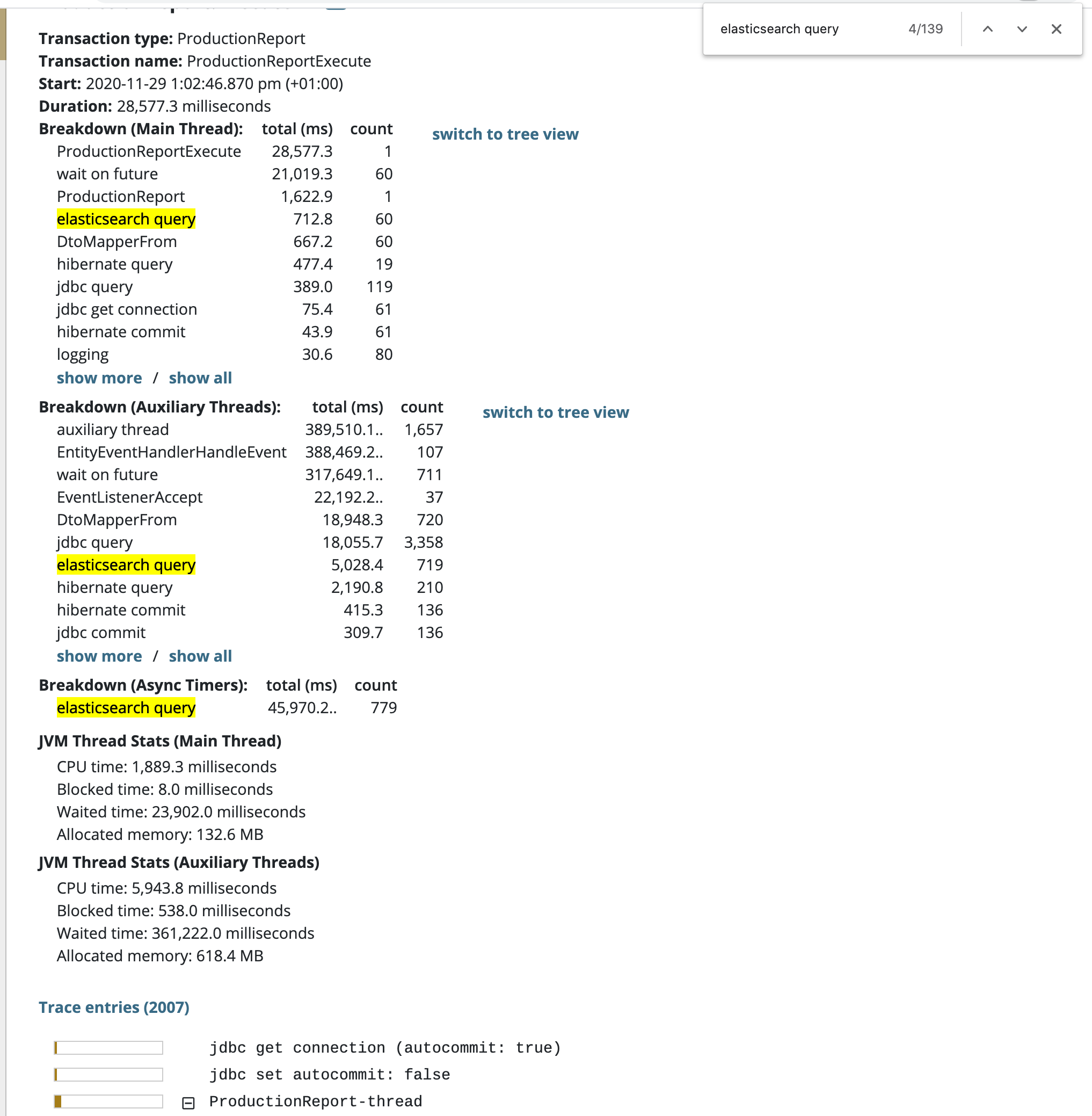 Query counts doesn't match traces · Issue #761 · glowroot/glowroot · GitHub