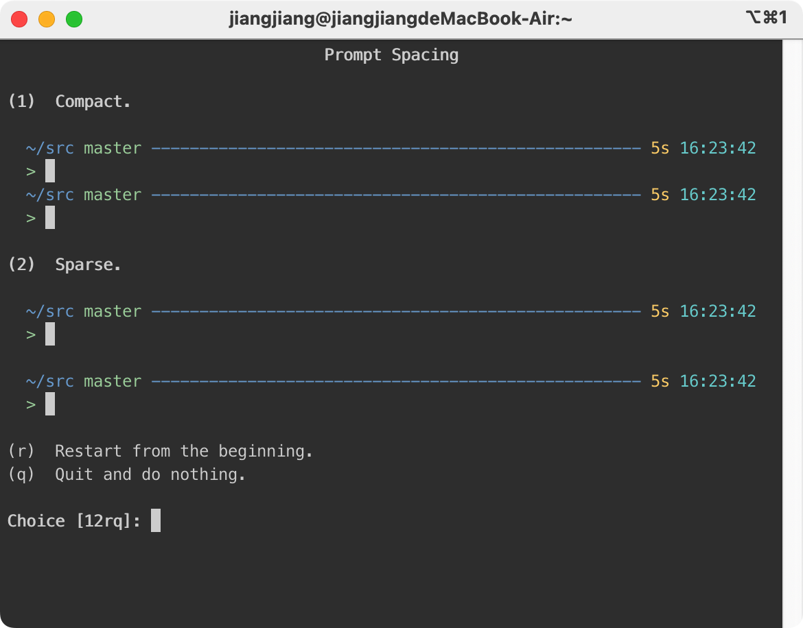 Configuration wizard missing · Issue #1840 · romkatv/powerlevel10k · GitHub