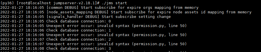 [Question] jumpserver数据库连接失败 · Issue #7559 · jumpserver/jumpserver · GitHub
