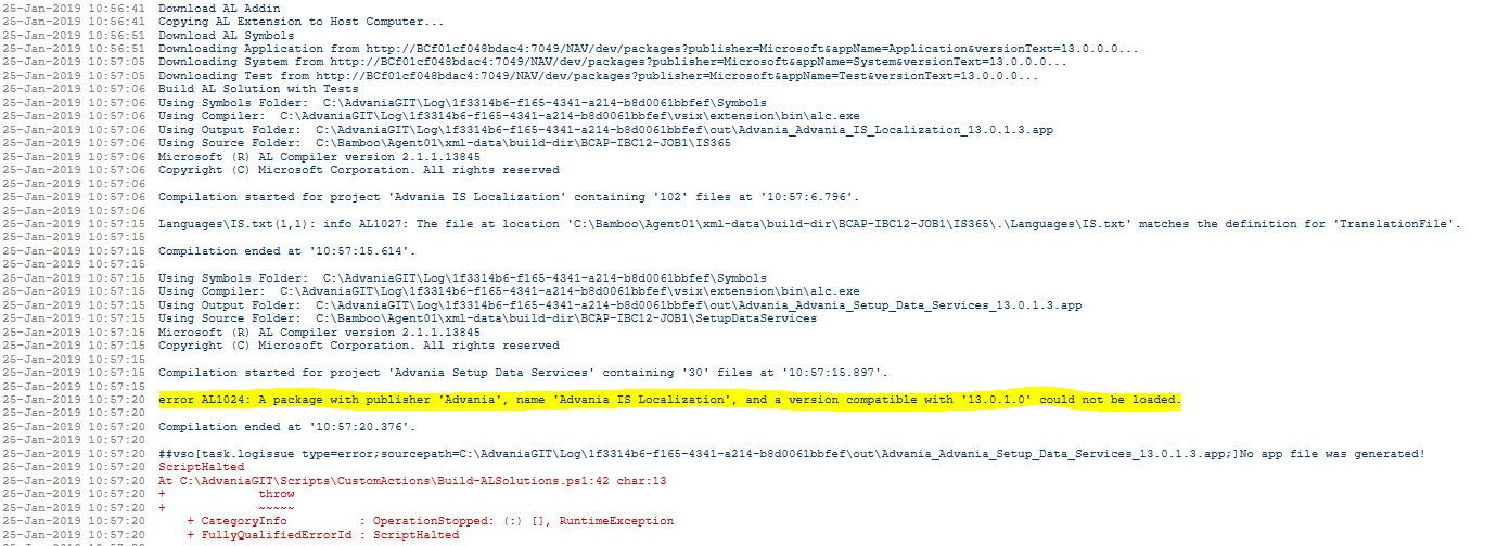 OnPrem multiple dotnet.al files breaks the download of the App · Issue #4523 · microsoft/AL · GitHub