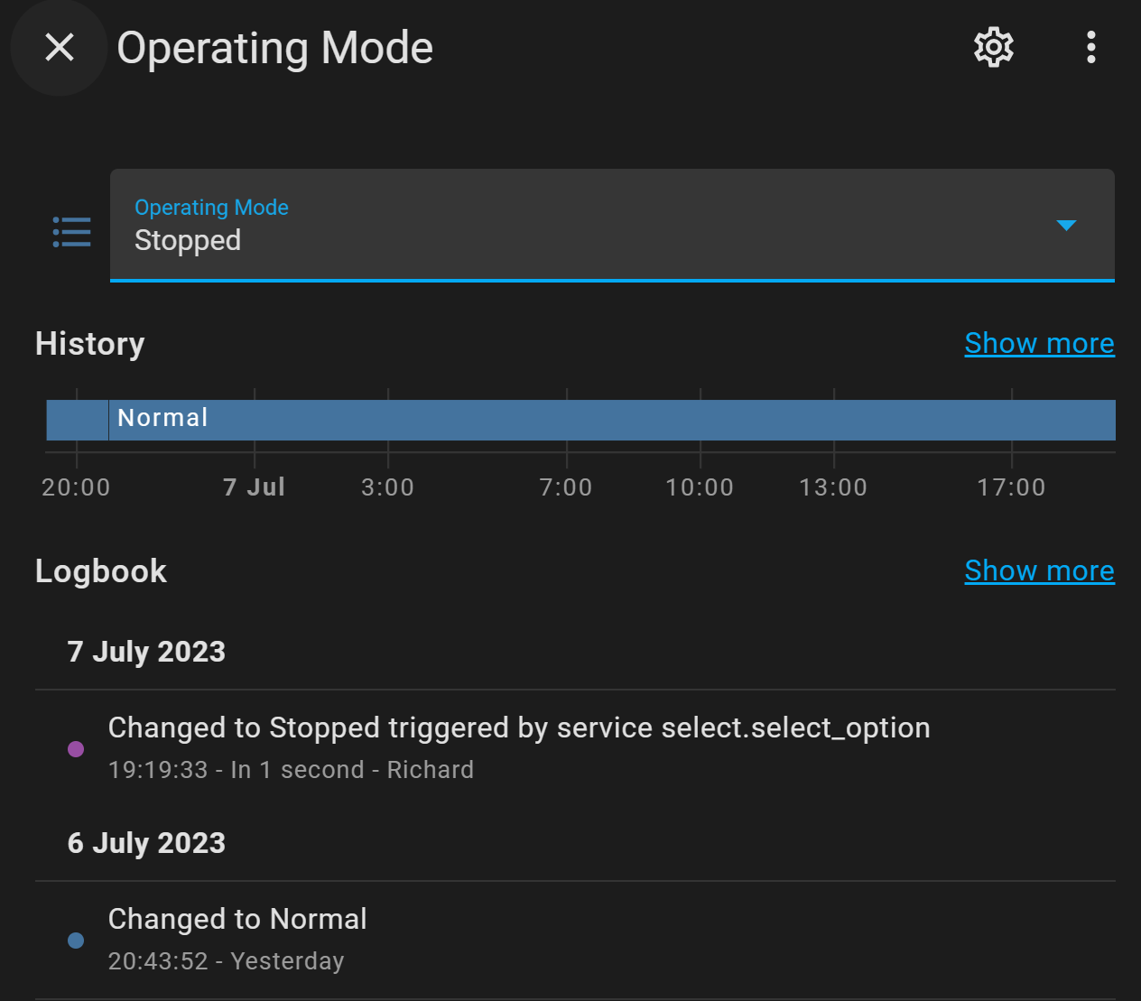 Support MODE request, enabling stopping Eddi (and other devices) · Issue #387 · CJNE/ha-myenergi ...