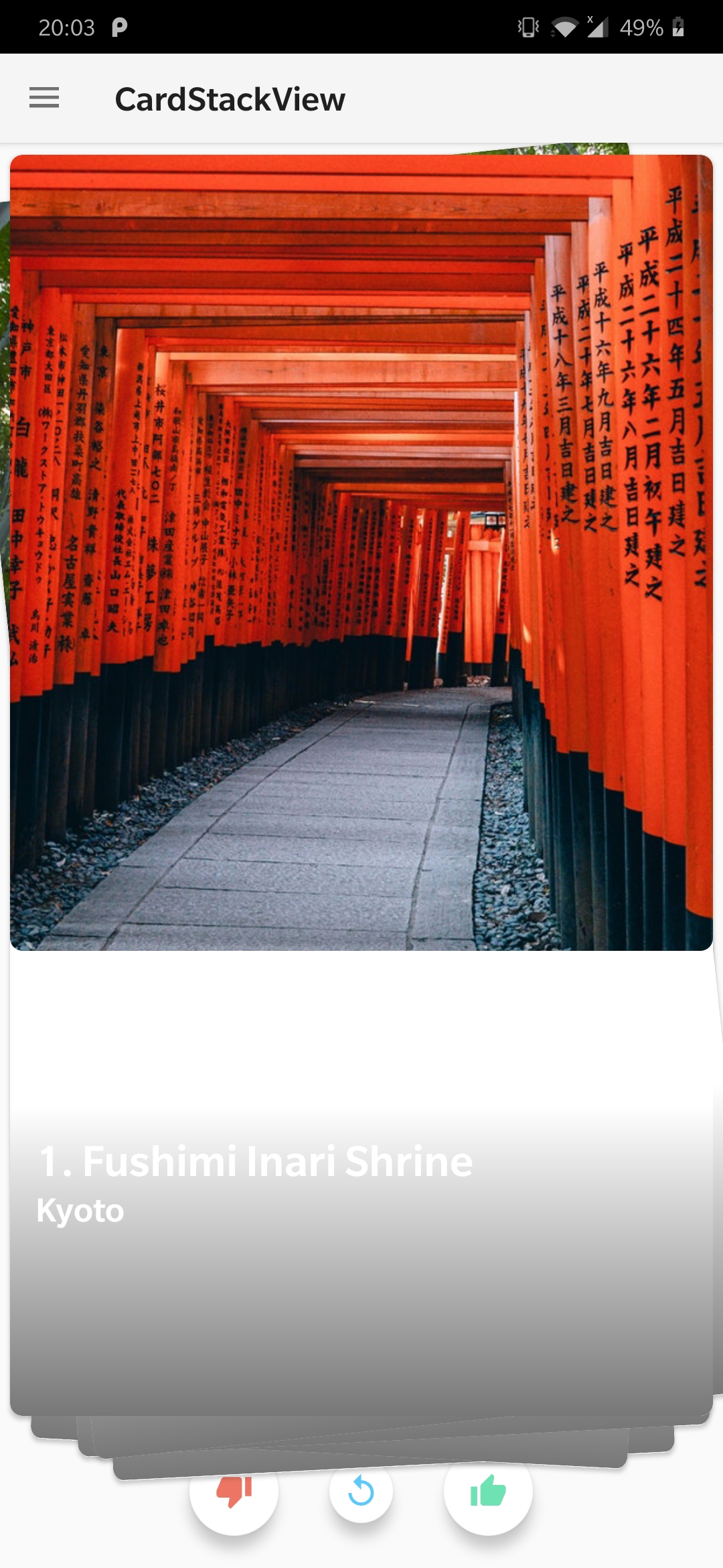 Card Initial State Rotation · Issue 145 · Yuyakaido Cardstackview · Github