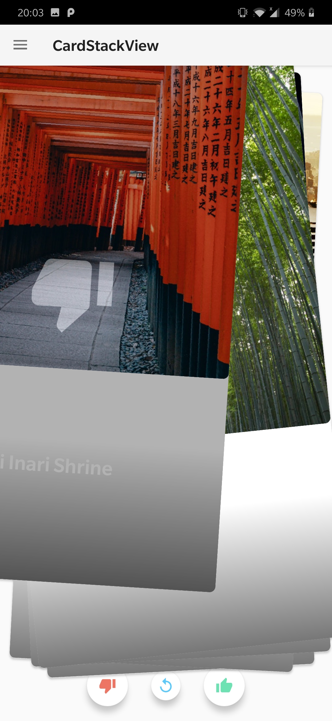 Card initial state Rotation · Issue #145 · yuyakaido/CardStackView · GitHub