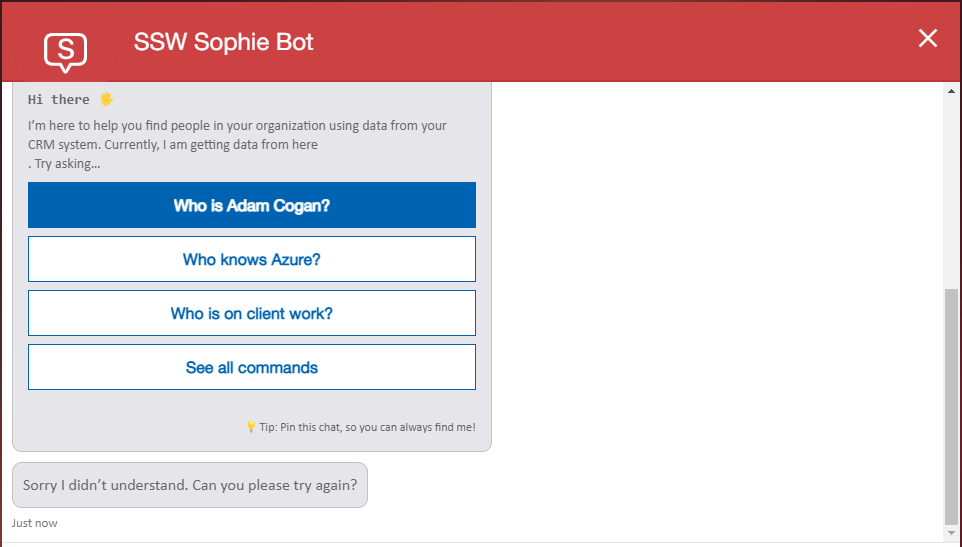 Configure card actions to suit DirectLine and WebChat channel · Issue #506 · SSWConsulting/SSW ...