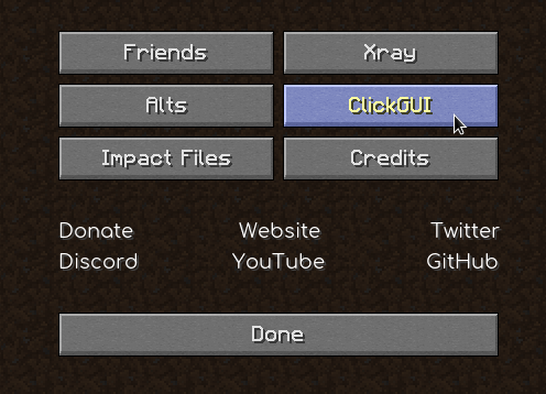 Allow opening clickgui from the main menu · Issue #169 ...