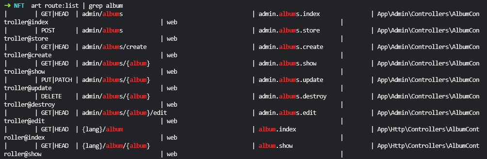 resource创建的路由列表可以访问,编辑和展示404? · Issue #5503 · z-song/laravel-admin · GitHub