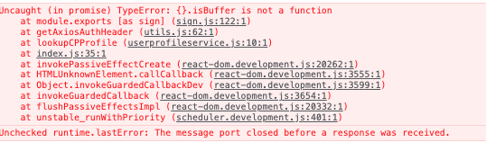 TypeError: {}.isBuffer is not a function · Issue #5373 · axios/axios · GitHub
