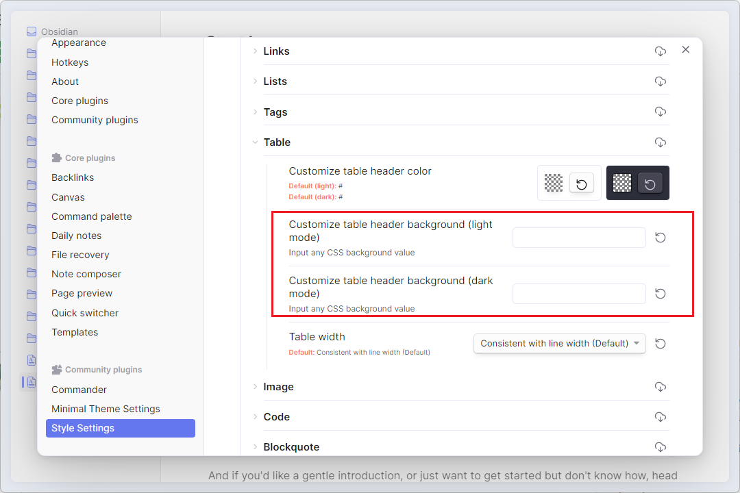 weird background effect in default theme for dataview, codeblocks, quote, etc. · Issue #81 ...
