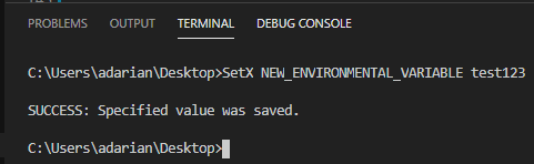 Terminal not displaying user environment variables correctly · Issue #98045 · microsoft/vscode ...