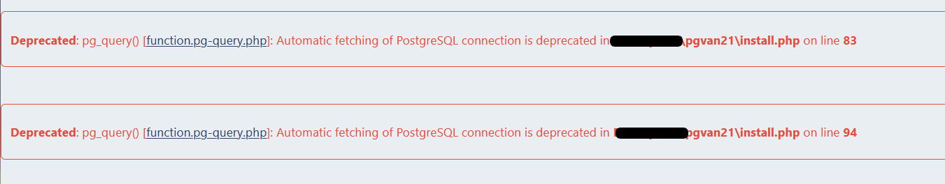 Php 8.1 - postgres issue - Installer · Issue #7195 · SimpleMachines/SMF · GitHub
