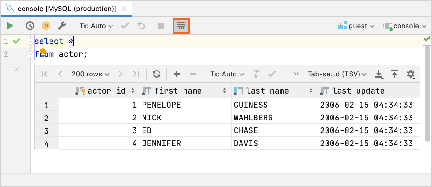 A possibility of using results from existing queries as a source for ...