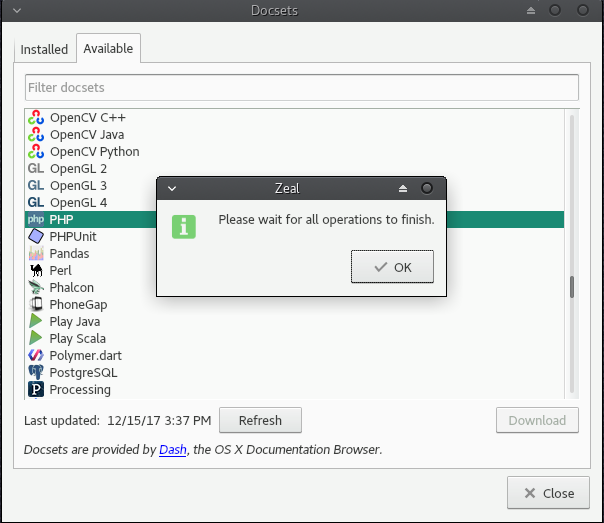 Downloading of a docset always stucks · Issue #844 · zealdocs/zeal · GitHub