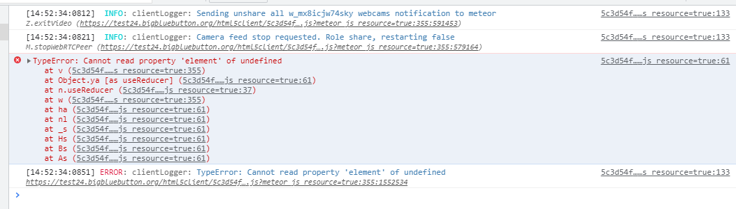 [2.4-alpha2] fullscreen web cam video crash the client · Issue #12828 ...