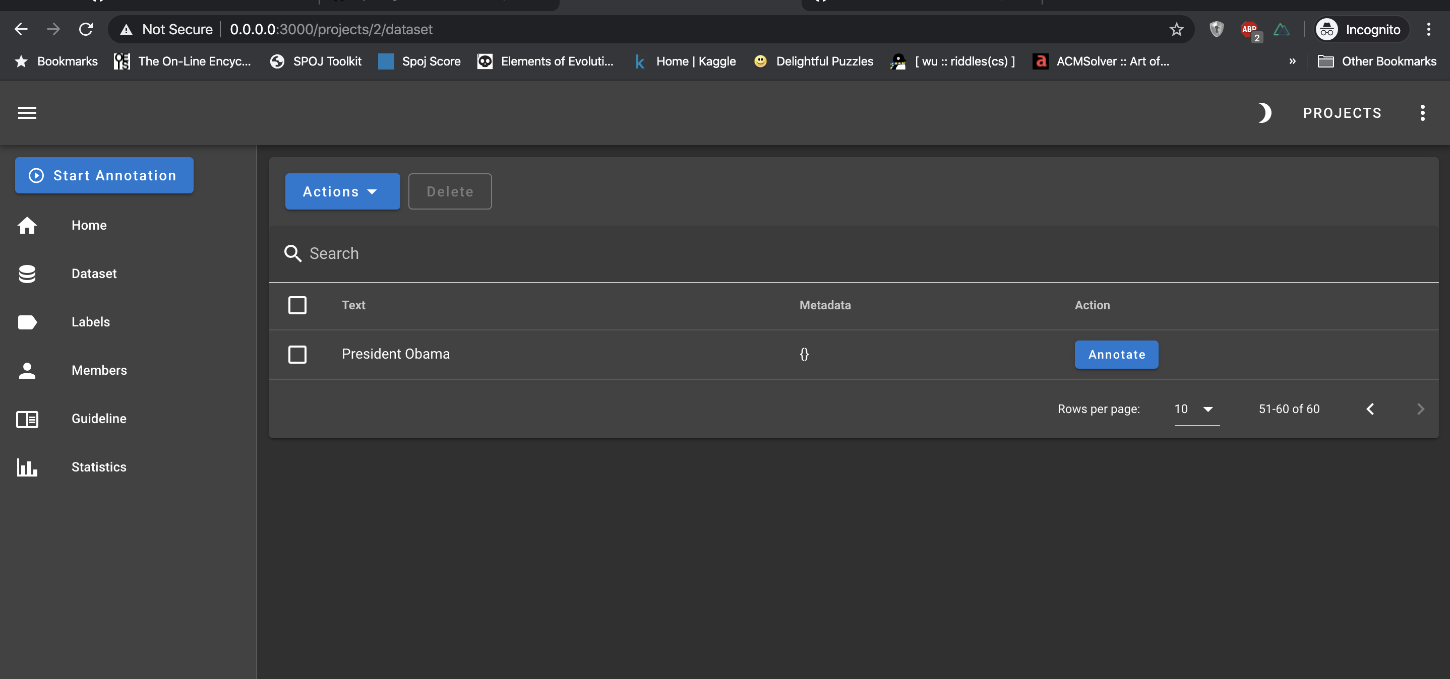 Delete the last data in the last page will lead to 404 page. · Issue #573 · doccano/doccano · GitHub
