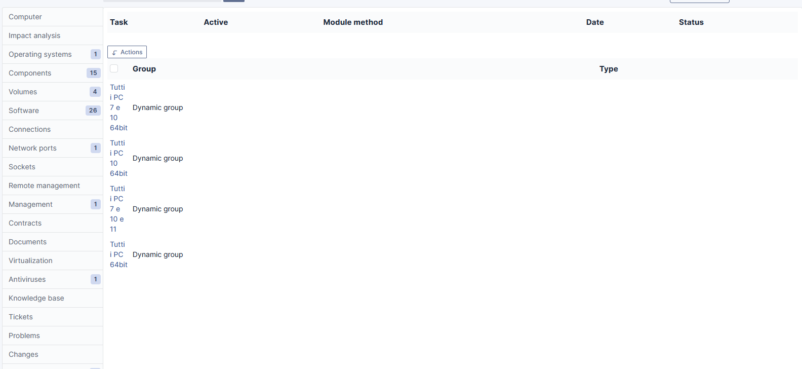 Computer Groups View Column Too Tight · Issue 410 · Glpi Projectglpi Inventory Plugin · Github