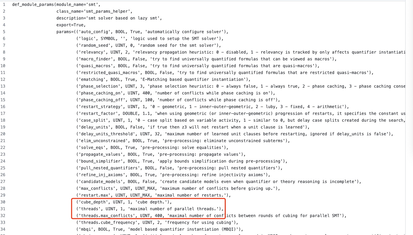Question About Paralell Smt Solving Engines In Z3 · Issue 6629 · Z3proverz3 · Github