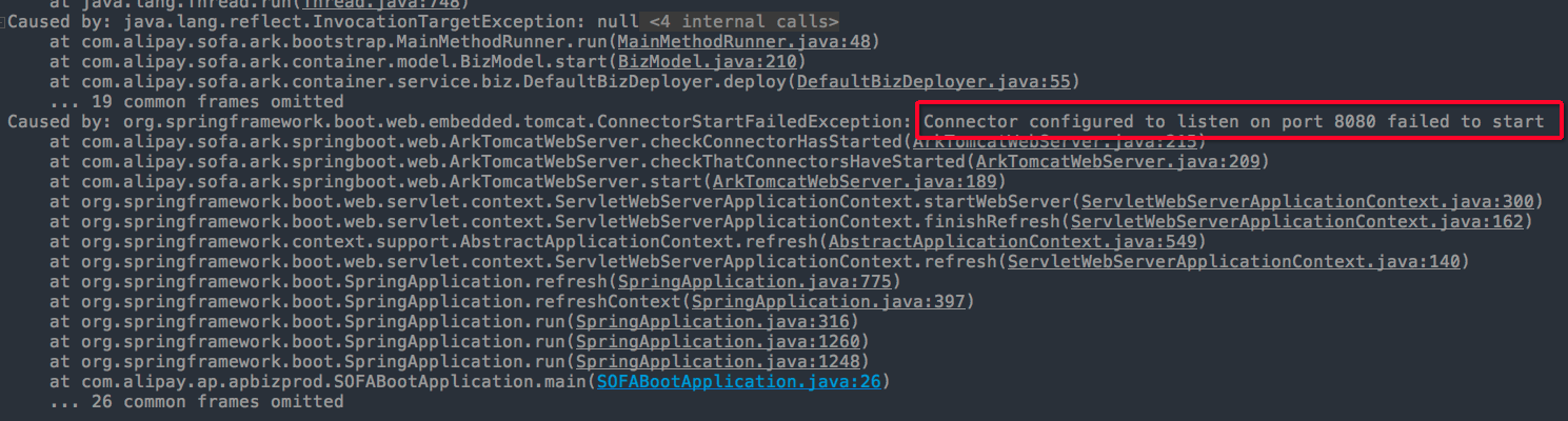 引入 ark 之后 springboot 或者 sofaboot 应用中自定义management.server.port端口启动失败 · Issue #235 · sofastack ...