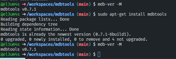 100 Not Published On Debian · Issue 388 · Mdbtoolsmdbtools · Github