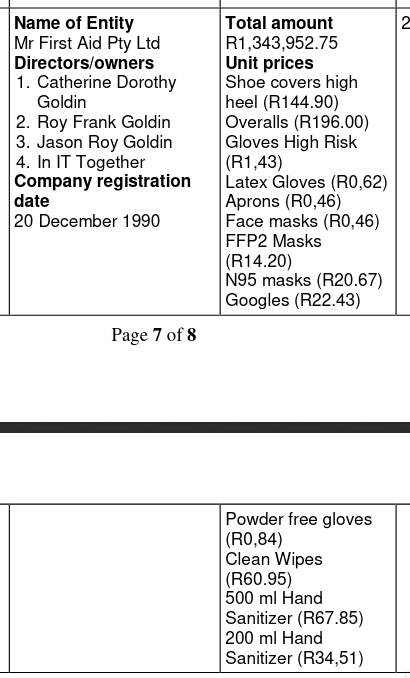 Department of Health (DoH) - pass 1 · Issue #104 · keep-the-receipts ...
