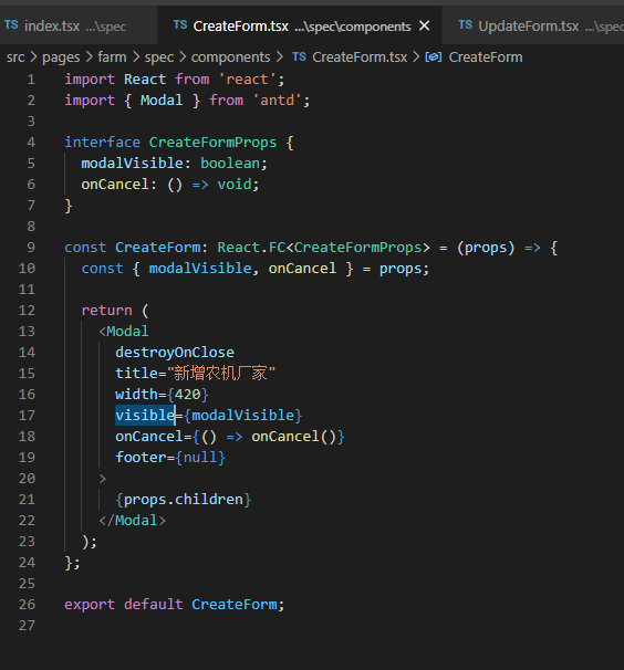 🧐[问题] CreateForm新增数据的时候，怎么重置某个字段的值？ · Issue #1060 · ant-design/pro-components · GitHub