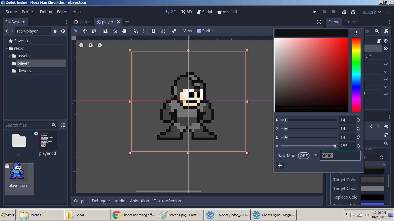 Shader Not Taking Effect At Runtime · Issue 23177 · Godotenginegodot · Github