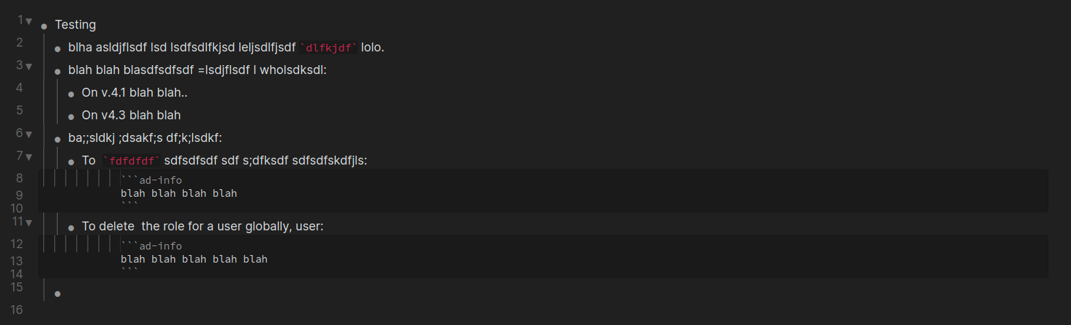 [BUG]inconsistent indentation theming inside code blocks · Issue #227 ...