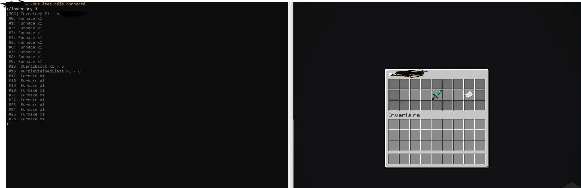 Incorrect items in inventory · Issue #1070 · MCCTeam/Minecraft-Console-Client · GitHub