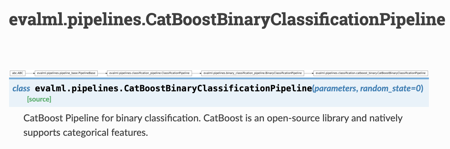 Show class inheritance in API reference · Issue #670 · alteryx/evalml · GitHub