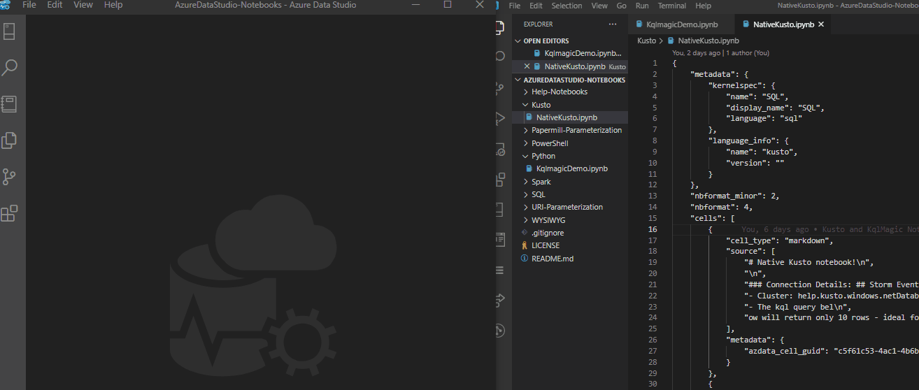 [Notebook] Kusto Notebook Language Info Metadata is only updated after connecting to a Kusto ...