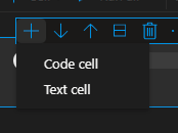New Cell dropdown is misaligned in Notebook Toolbar · Issue #23826 · microsoft/azuredatastudio ...