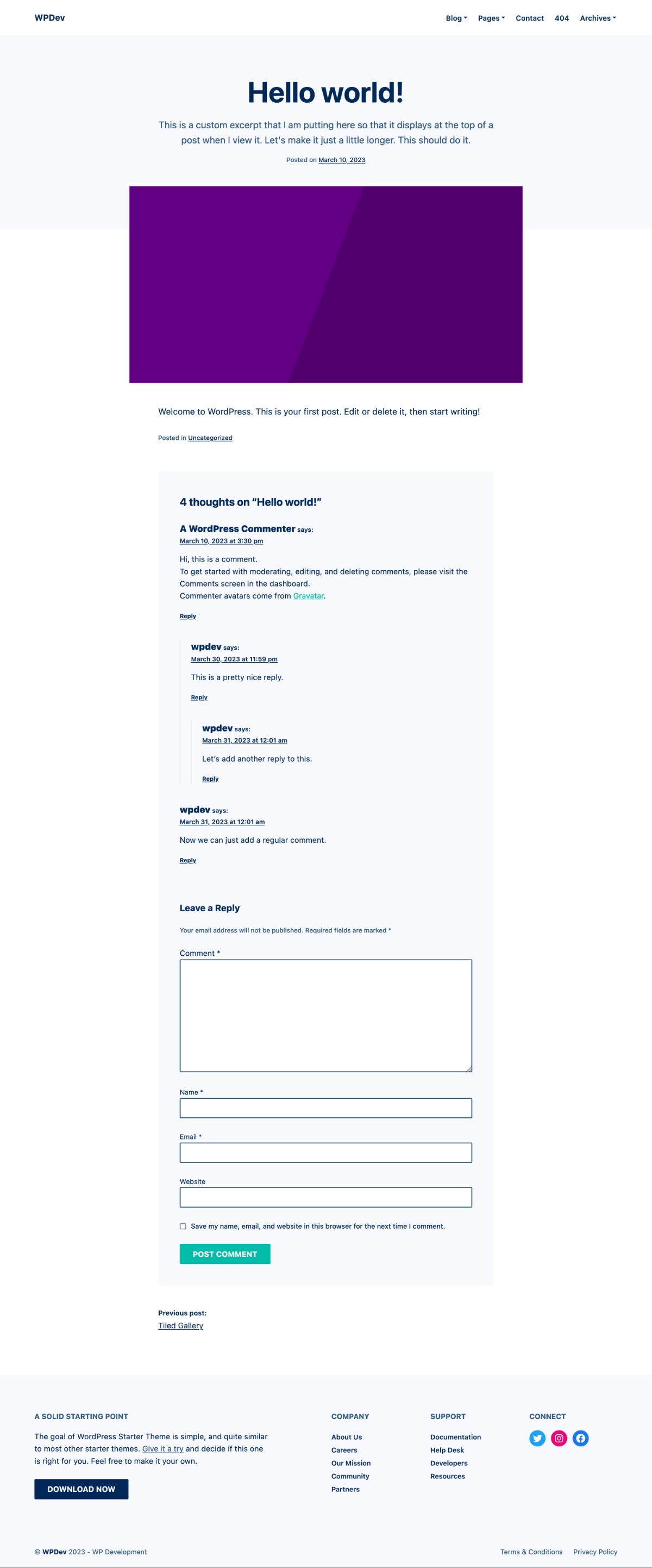 GitHub - SeanChDavis/wordpress-starter-theme: My starting point.
