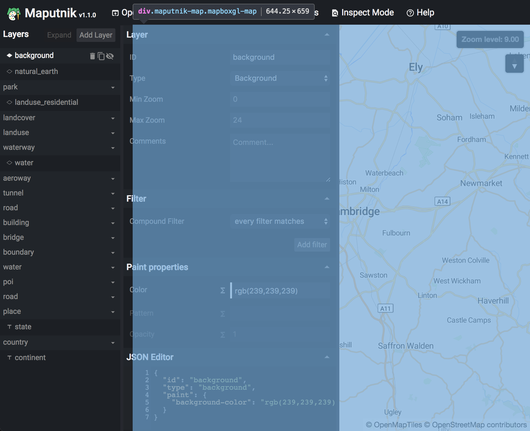 Map container overflows causing odd zoom behaviour · Issue #260 · maplibre/maputnik · GitHub