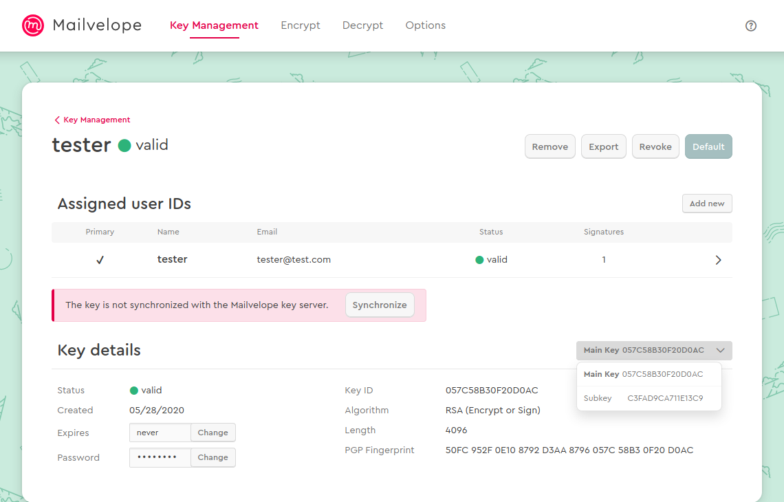 Mailvelope does not verify signatures · Issue #736 · mailvelope/mailvelope · GitHub