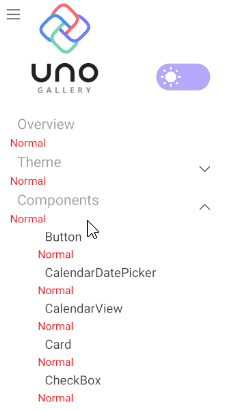 [Gallery][iOS] Multiple controls display as selected in the Navigation ...