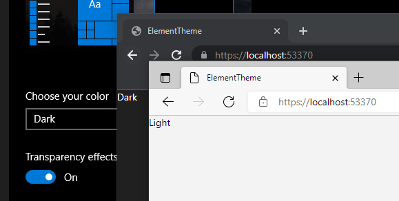 Wasm System Theme Are Not Detected On Edge · Issue 8534 · Unoplatformuno · Github 