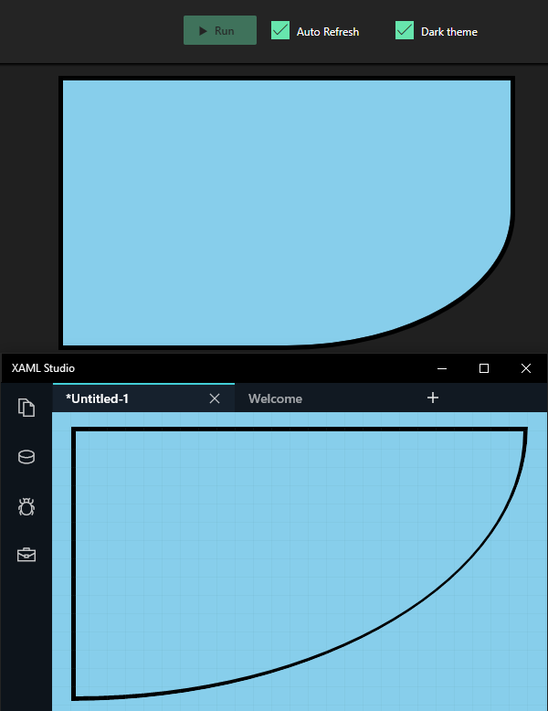 CornerRadius doesn't behave the same as UWP when very large · Issue #5440 · unoplatform/uno · GitHub