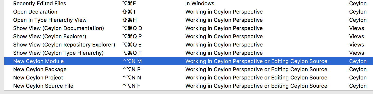 Make keyboard shortcuts work (better) · Issue #1874 · eclipse-archived/ceylon-ide-eclipse · GitHub