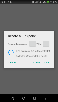 Geo: Collect averaged points · Issue #2950 · getodk/collect · GitHub